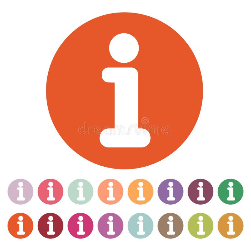 L'icône De L'information Infos Et Symbole De FAQ Plat Illustration de ...