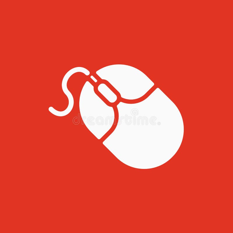L'icône De Souris Symbole De Souris Plat Illustration de Vecteur ...