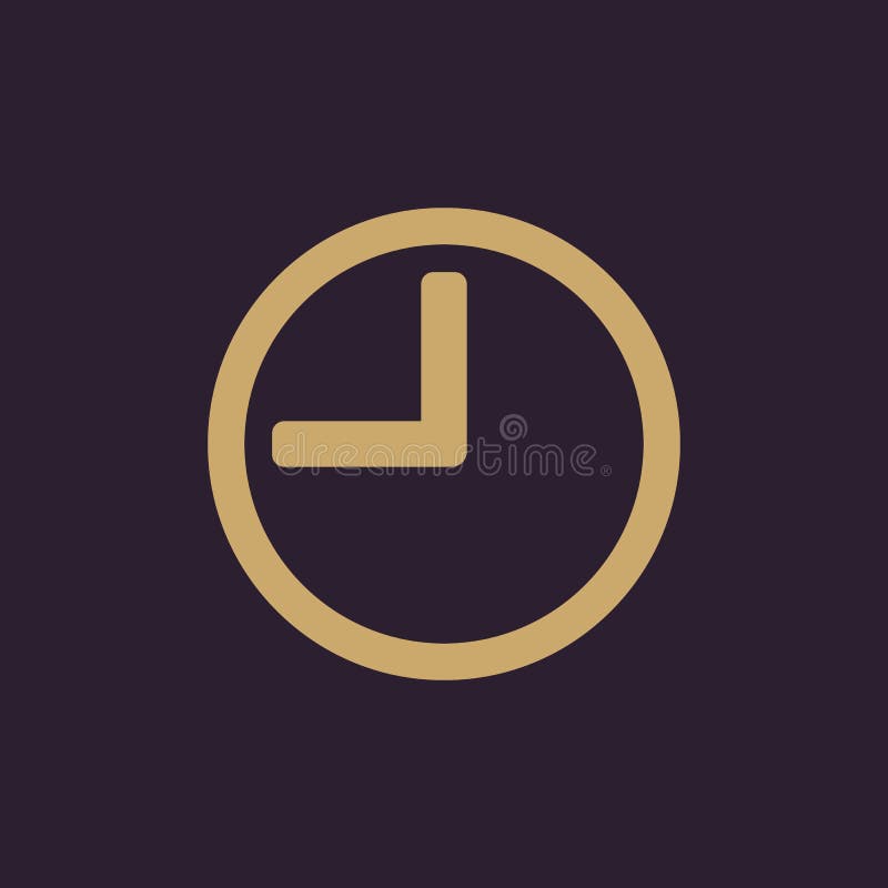L'icône De Temps Symbole Sain D'horloge Plat Illustration de Vecteur ...