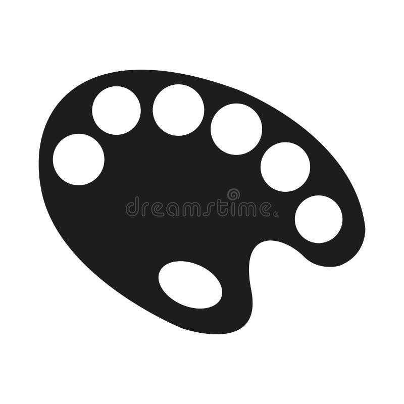 L'icona della tavolozza illustrazione vettoriale. Illustrazione di ...