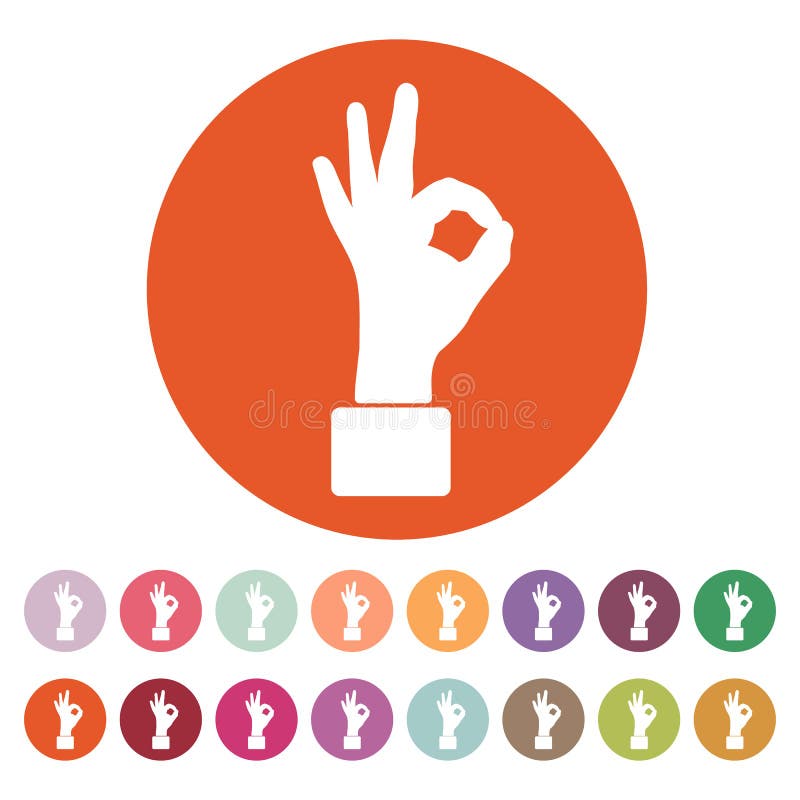 L'icona GIUSTA Simbolo Giusto Piano Illustrazione Vettoriale ...