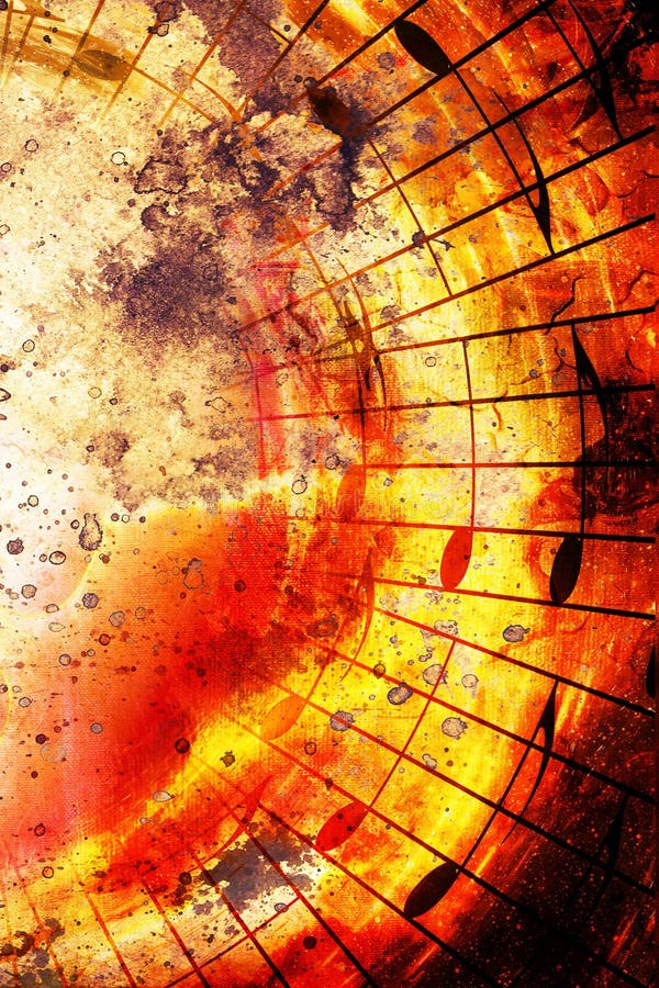 L'illustration De Conception Graphique Des Notes Et De La Note Raye En ...