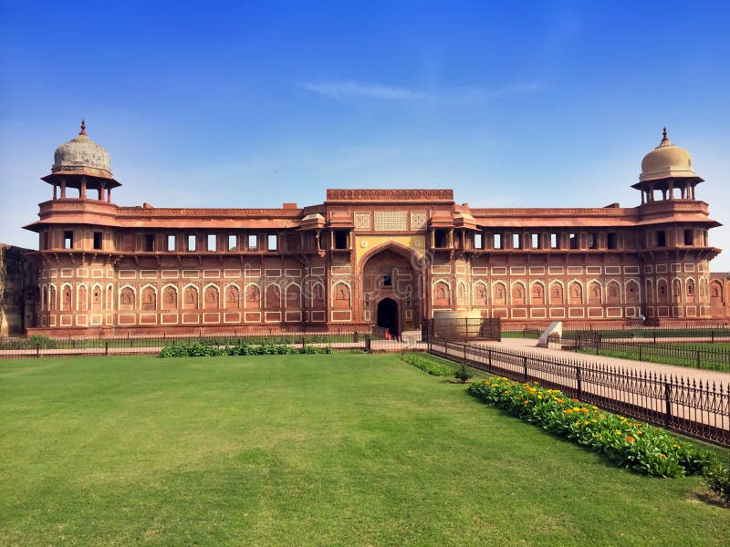 Fort d'Agra, Inde photo stock. Image du agra, inde, fort - 5880858