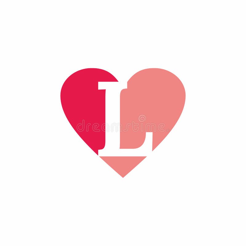Heart L Logo Stock Illustrations – 207 Heart L Logo Stock Illustrations ...