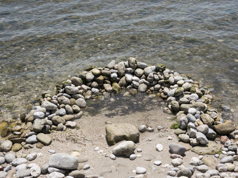 L for Kids Half Full on Seaside Stock Image - Image of basin, seaside ...