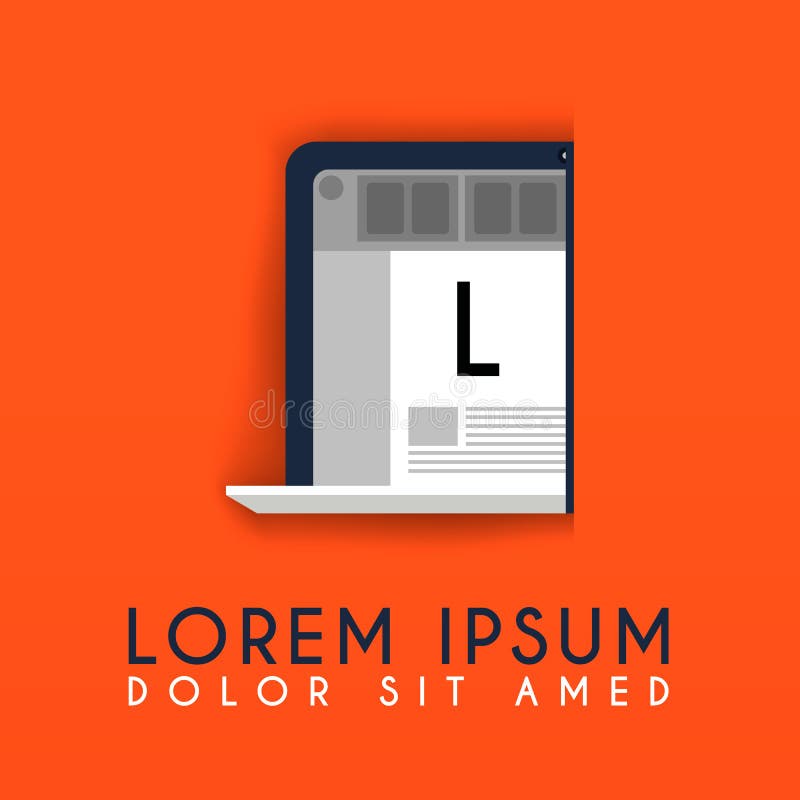 Half Laptop Stock Illustrations – 489 Half Laptop Stock Illustrations ...