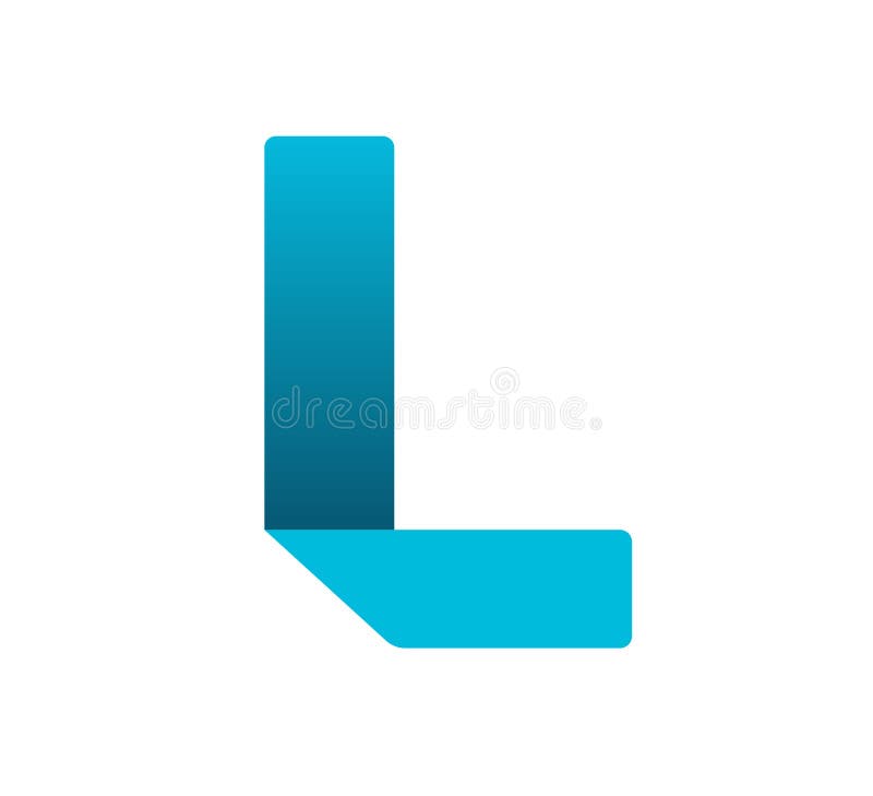 L Letter Vector Illustration. Stock Vector - Illustration of card ...