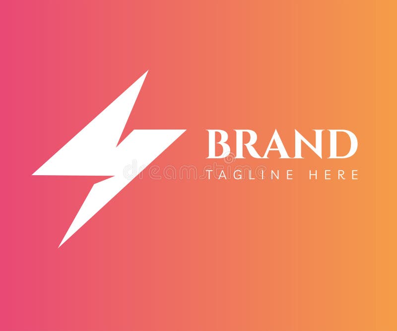 Letter L Logo Design. Letter L with Lightning Logo Stock Vector ...