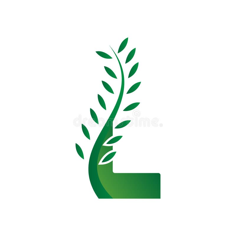 L Logo Design. Tree Logo Design. Agricultural L Logo Design. Farm Logo ...