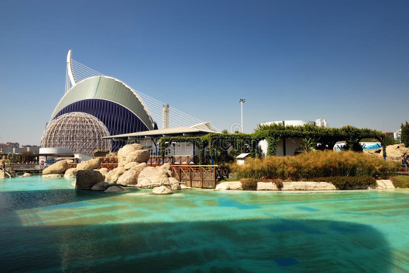 L'Oceanografic à Valence photo stock éditorial. Image du lumineux ...