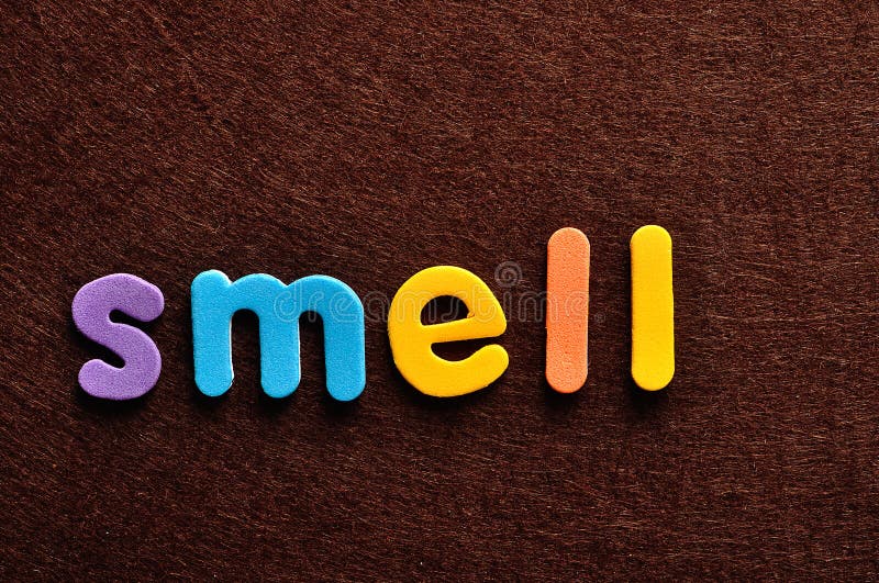 L'odeur de mot photo stock. Image du perception, sensoriel - 115513364