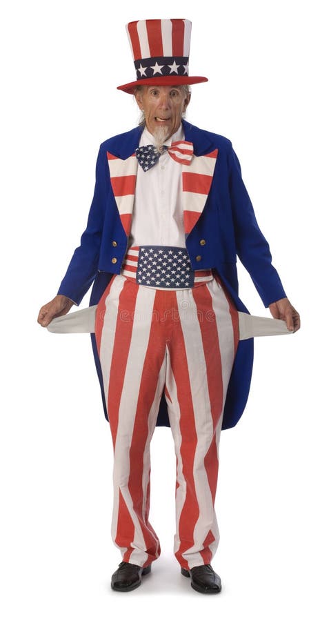 L'Oncle Sam s'est cassé image stock. Image du rester - 11185719