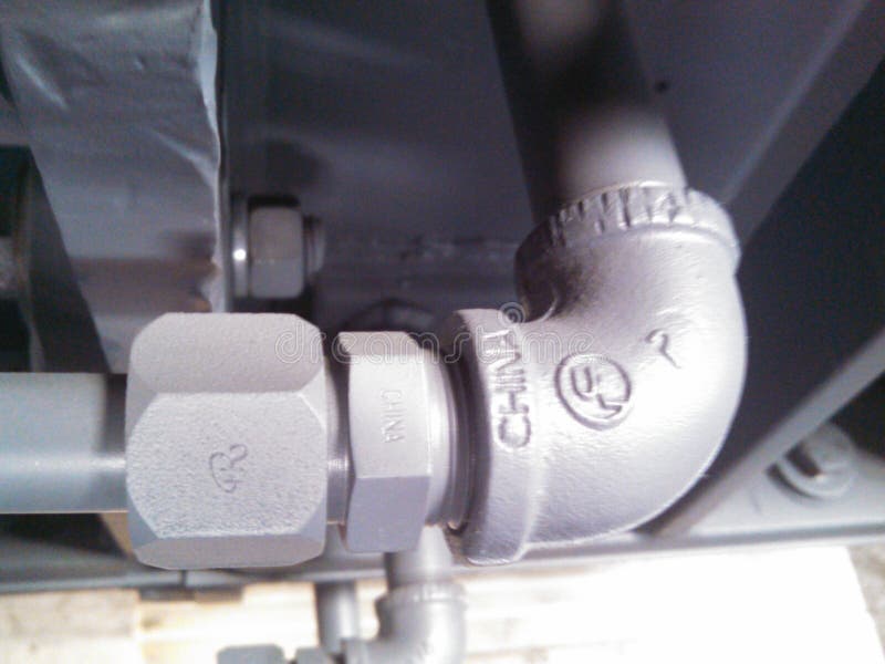 L pipe fitting stock photo. Image of pipe, fitting, attached - 132849422