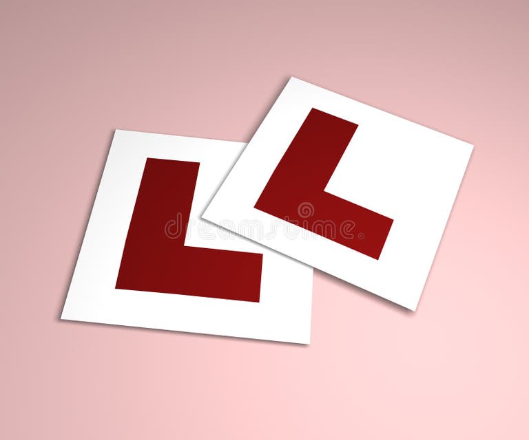 Learner Plates Stock Illustrations – 42 Learner Plates Stock ...