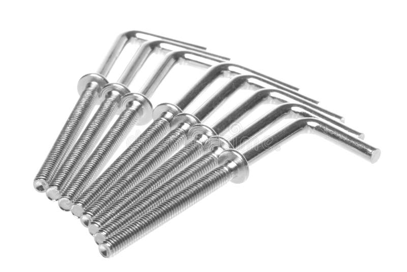 L-Shaped Hooks Macro Isolated Stock Image - Image of construction ...