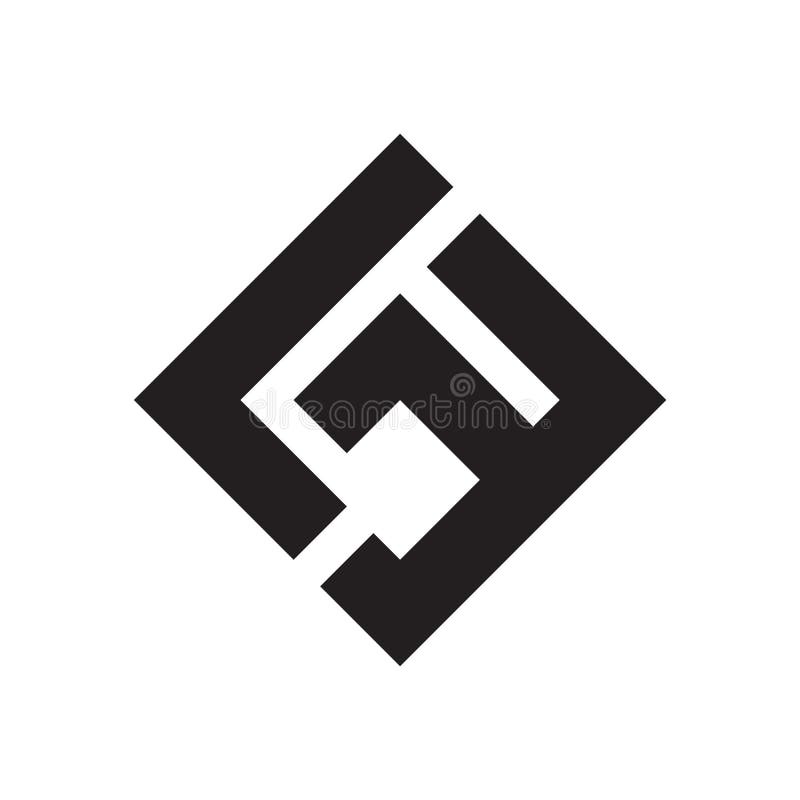 LA Abstract Letter Logo Design Vector Stock Vector - Illustration of ...