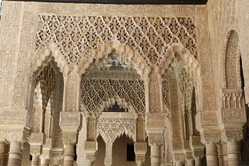 The Gate of Justice in Alhambra Stock Image - Image of brown ...