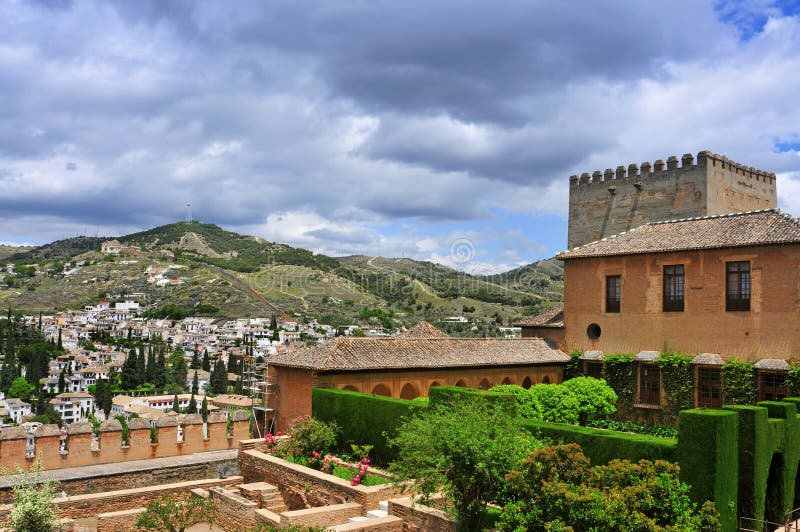 La Alhambra in Granada, Spain Stock Photo - Image of architecture ...
