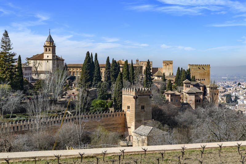 La Alhambra View of the Outer Area Stock Photo - Image of alhambra ...
