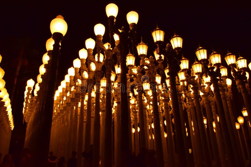 LA Art Center Lamp Post Near Stock Image - Image of angeles, lamp: 61372517