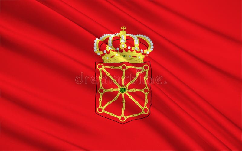 Bandera De Trazos De Pincel Navarra Bandera Navarra De La Comunidad ...