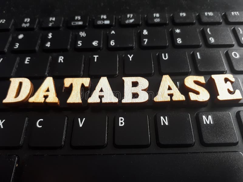 La Base De Datos De La Palabra Imagen de archivo - Imagen de cartas ...