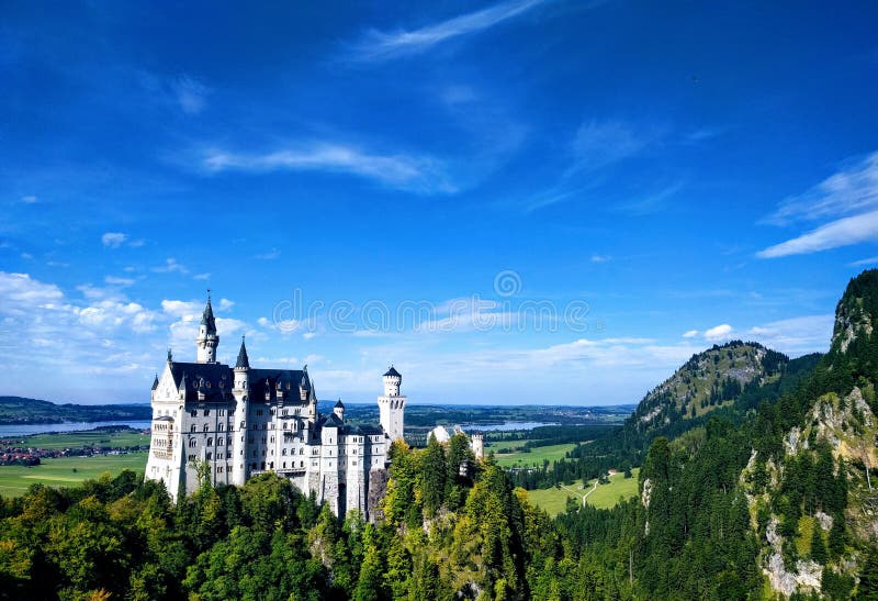 La Baviera Germania Di Fussen Del Castello Del Neuschwanstein ...