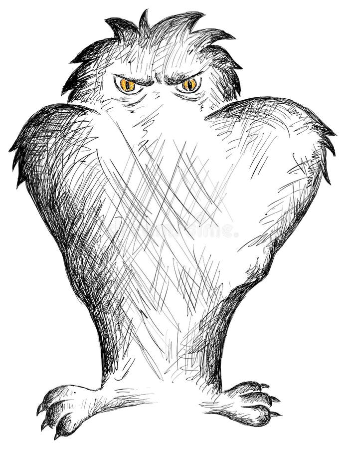 La bestia ilustración del vector. Ilustración de pesadilla - 24756199