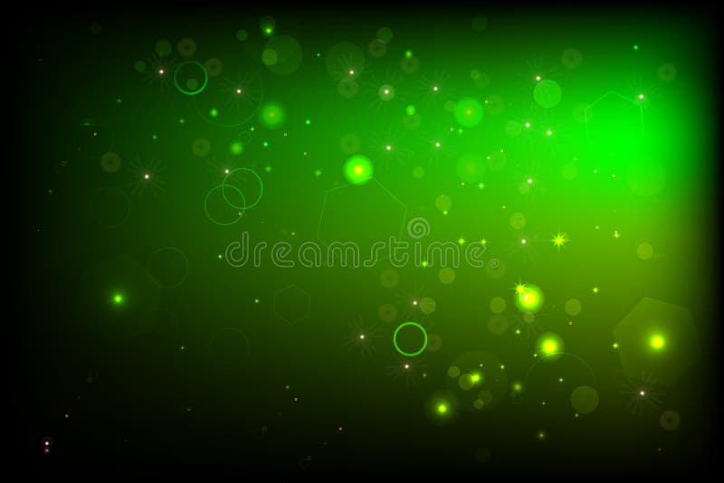 La BG verte avec le bokeh illustration stock. Illustration du ...