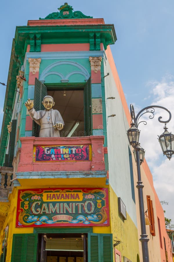 La Boca Cafe editorial photography. Image of argentina - 86310882