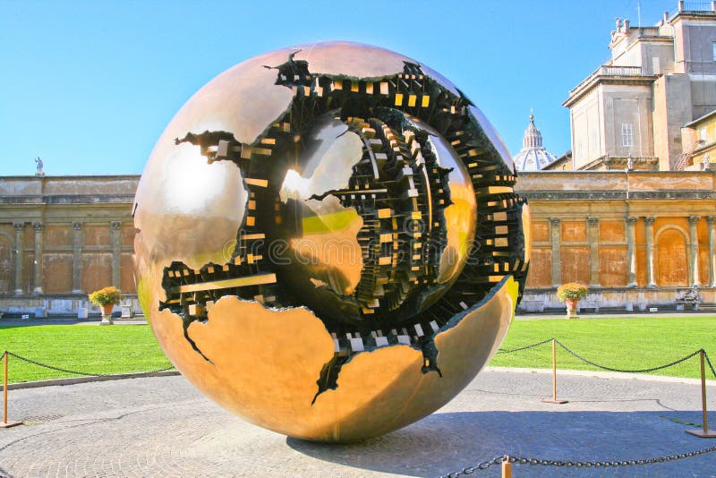 La bola en el Vaticano imagen editorial. Imagen de italiano - 55199195