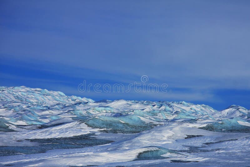 La Calotte Glaciaire Du Groenland Image stock - Image du nature, dessus ...