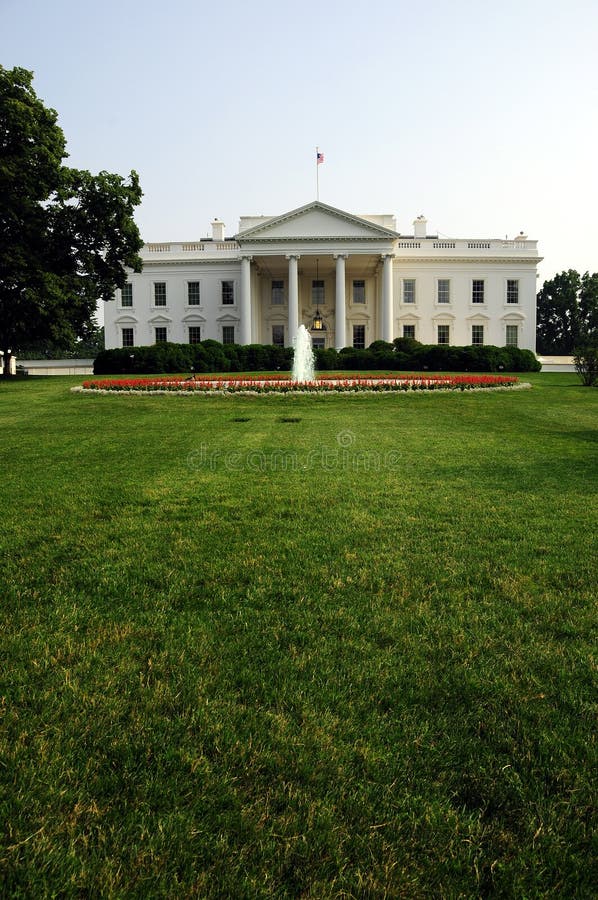 La casa blanca foto de archivo. Imagen de presidente, indicador - 5636396