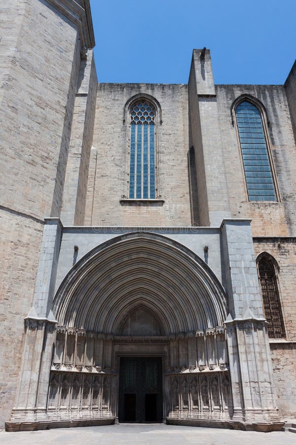 La Catedral De Girona, Spain Stock Photo - Image of spain, customs ...