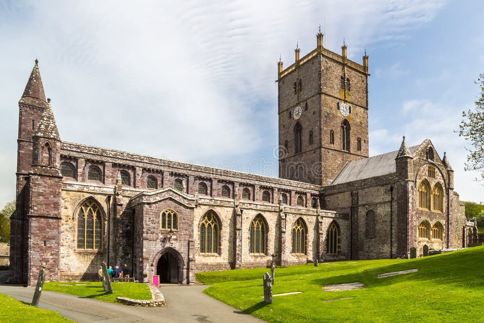 La Cattedrale Di St David, Galles Immagine Stock - Immagine di ...