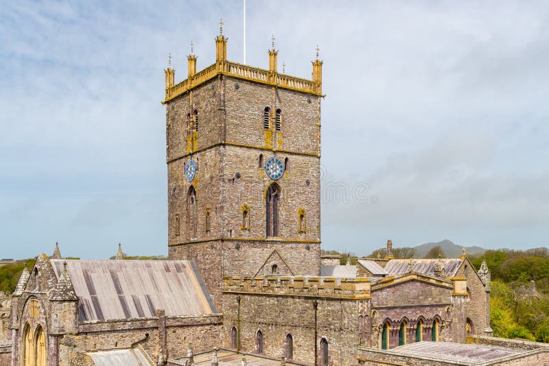 La Cattedrale Di St David, Galles Fotografia Stock - Immagine di ...