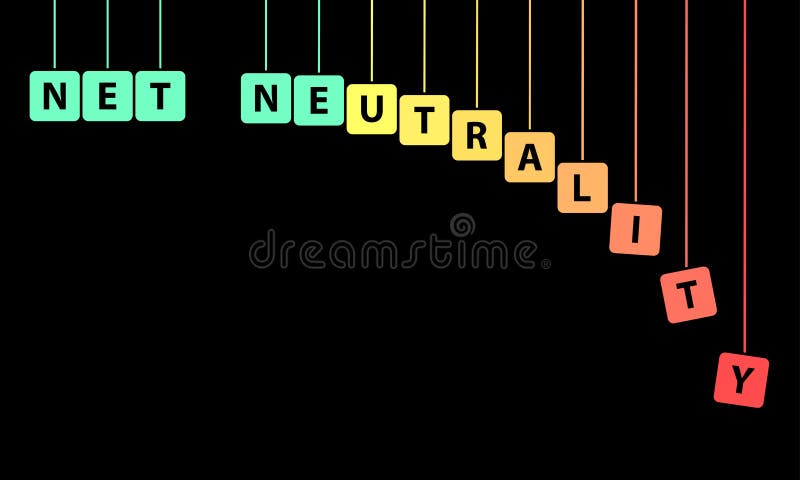 Symbole net de neutralité illustration stock. Illustration du ...
