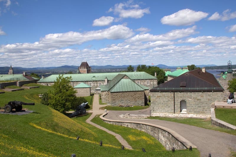 Main Gate of Citadelle of Quebec, Quebec City Stock Image - Image of ...