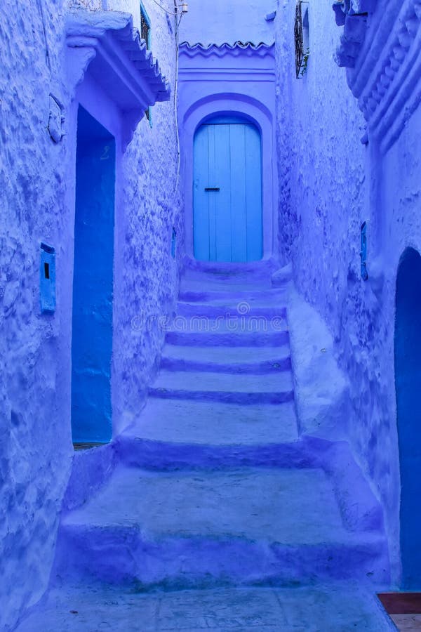 La Ciudad Azul De Chefchaouen, Marruecos Imagen de archivo editorial ...