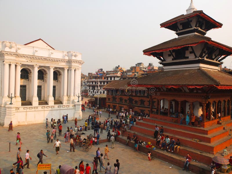La Ciudad De Katmandu, Nepal Imagen de archivo editorial - Imagen de ...