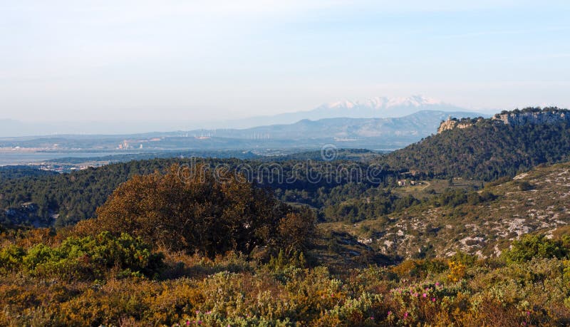 La clape mountains stock image. Image of hill, nature - 37449521