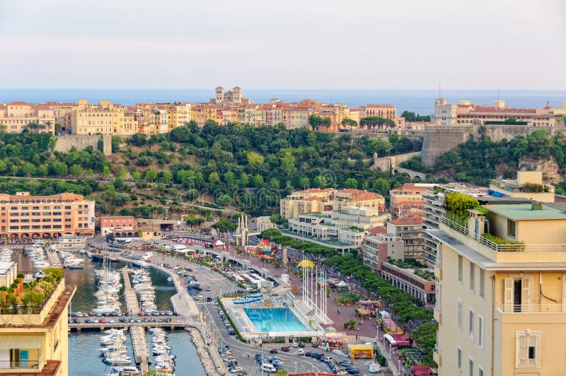 La Condamine - Monaco editorial stock photo. Image of nautical - 100489718