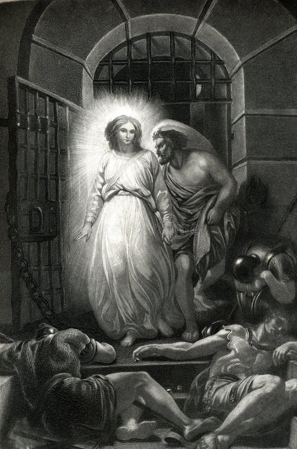 La Délivrance De St Peter from Prison Illustration Image éditorial ...
