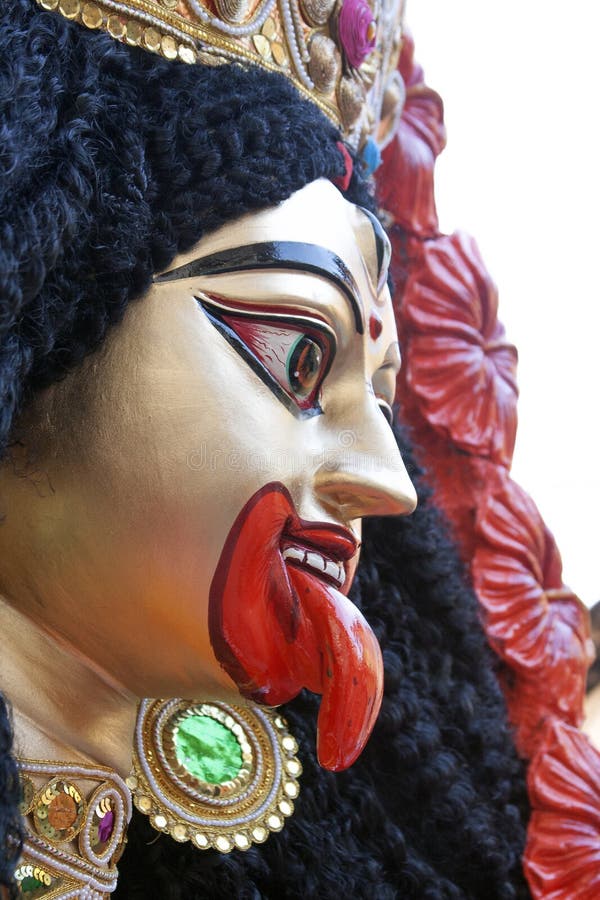 Argilla idolo di Dea Kali fotografia stock editoriale. Immagine di ...