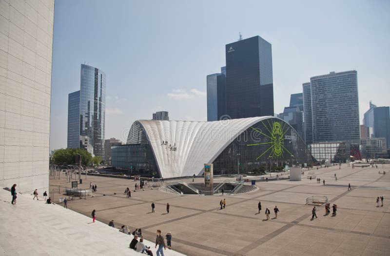 La Defense, Paris editorial stock photo. Image of skyscrapers - 45101553