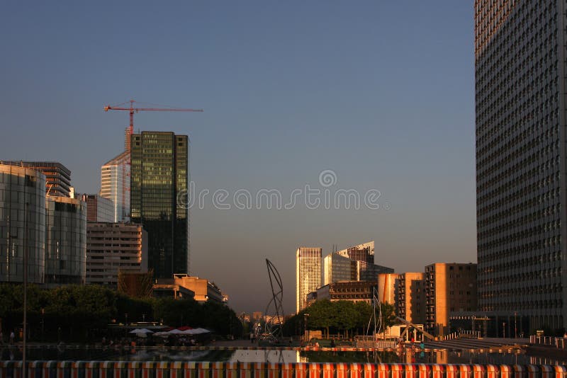 La Defense towers editorial photography. Image of building - 15197662