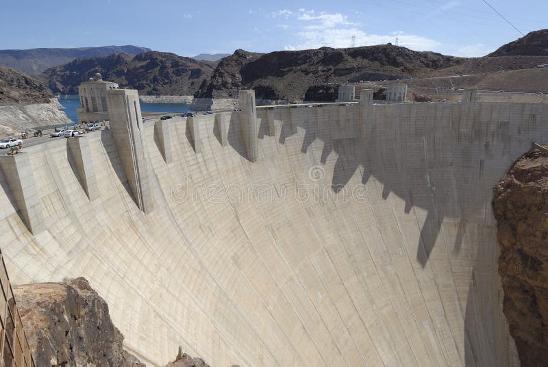 La diga di Hoover immagine stock. Immagine di diga, estate - 8232541