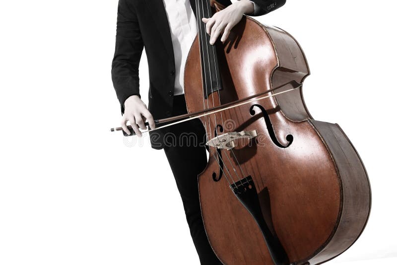 Double Bassiste Jouant La Contrebasse Photo stock - Image du classique ...