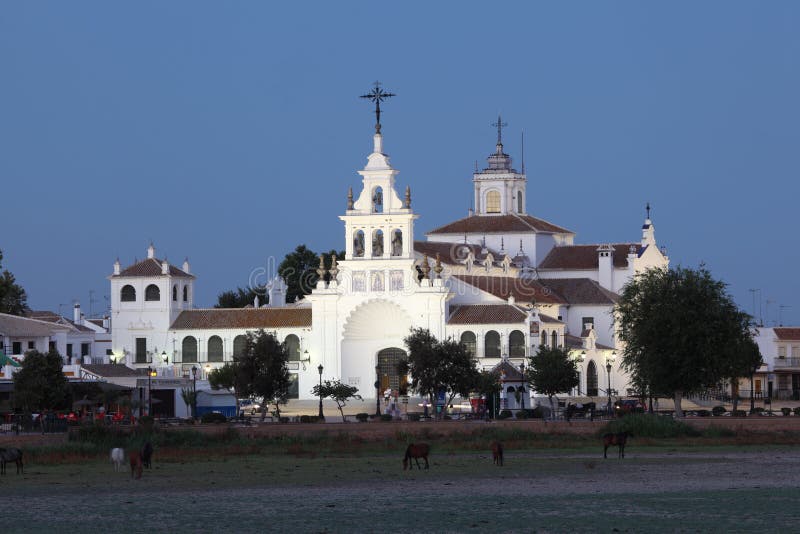 La Ermita Del EL Rocio, España Imagen de archivo editorial - Imagen de ...