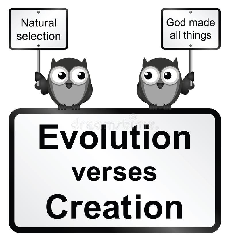 Evolution Verses Ilustraciones Stock, Vectores, Y Clipart – (3 ...